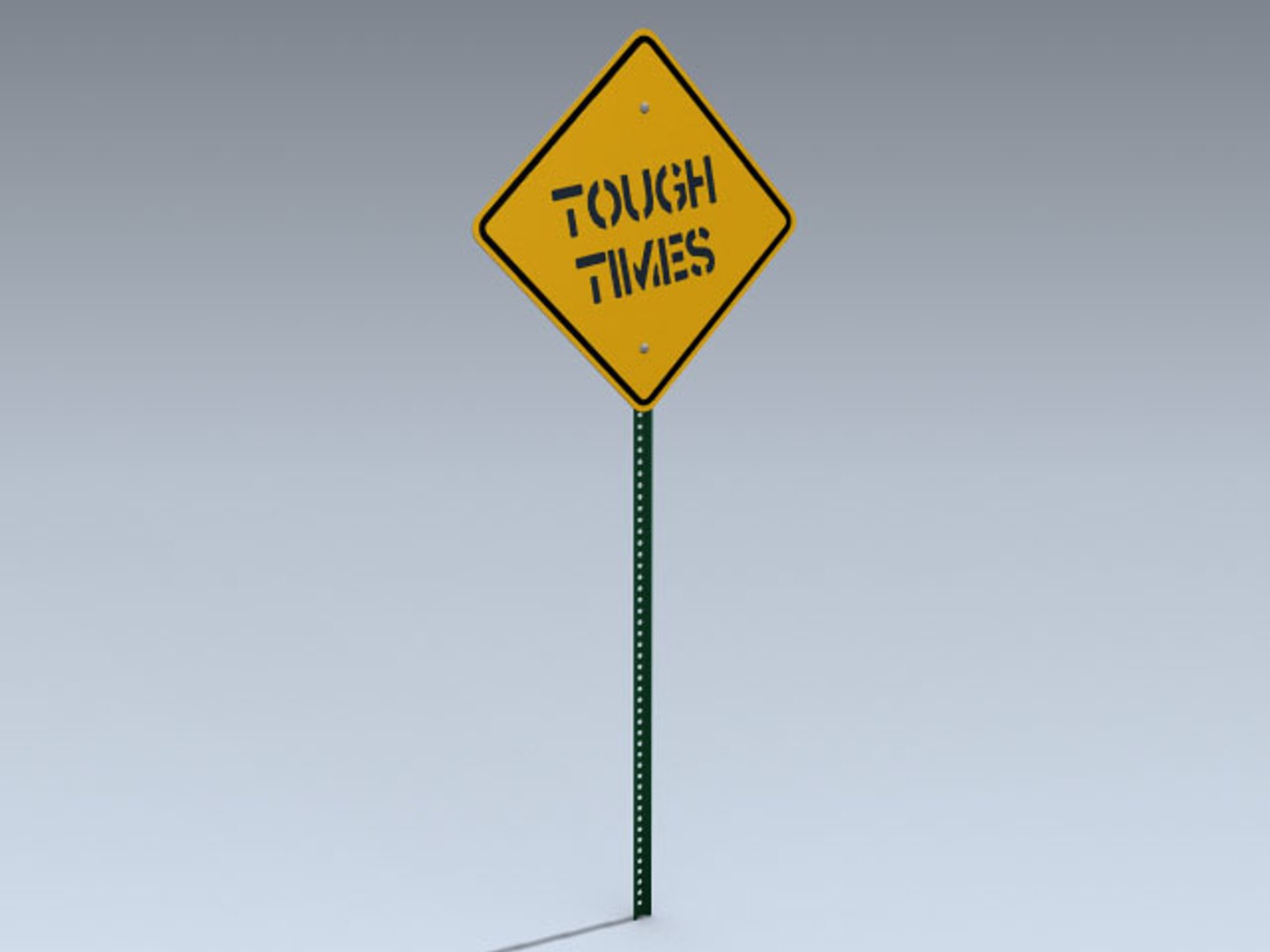 3d Model Road Sign Tough
