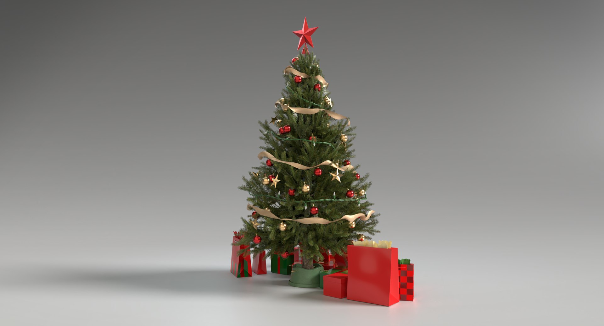 3D Christmas Tree Model - TurboSquid 1334828