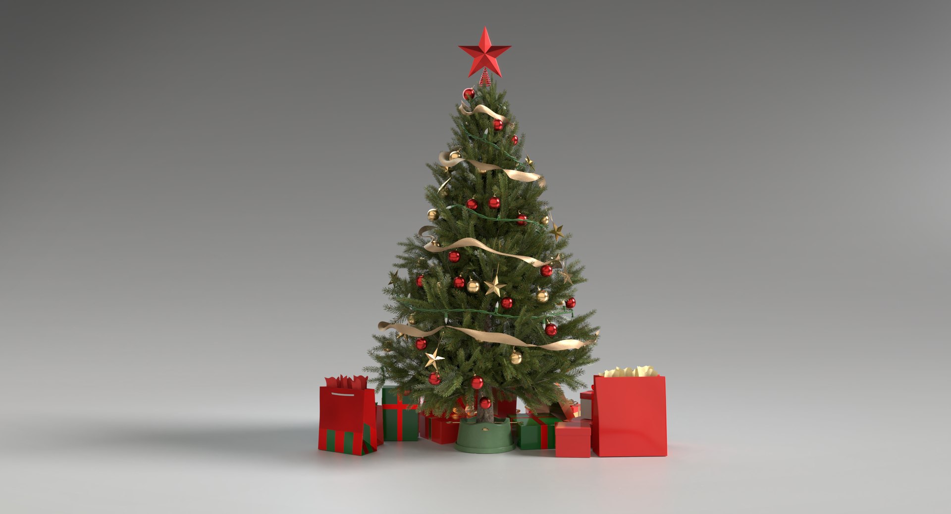 3D Christmas Tree Model - TurboSquid 1334828