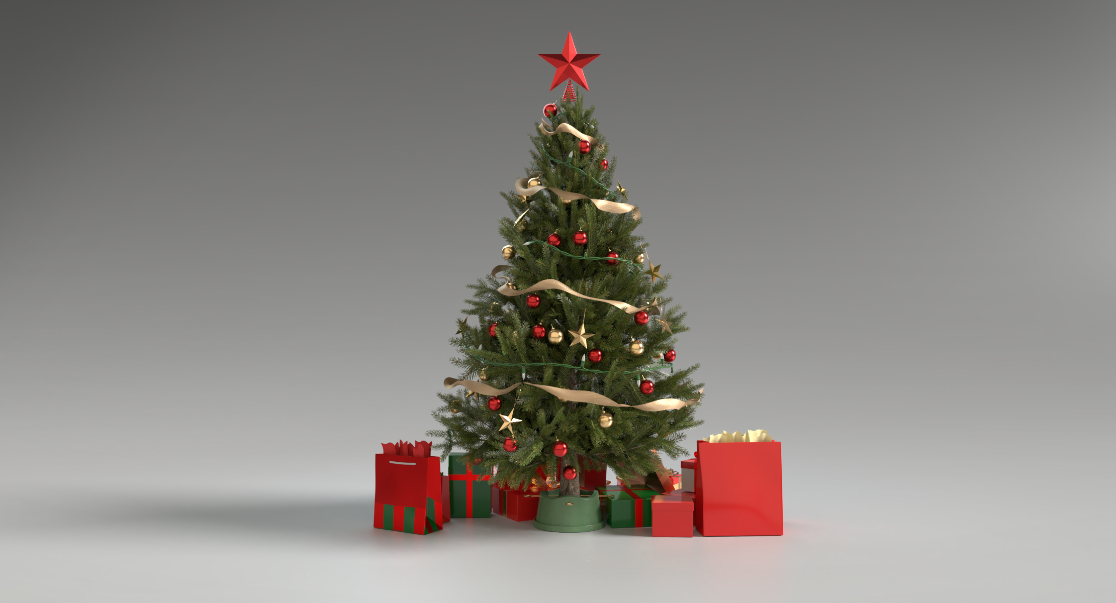 3D christmas tree model - TurboSquid 1334828