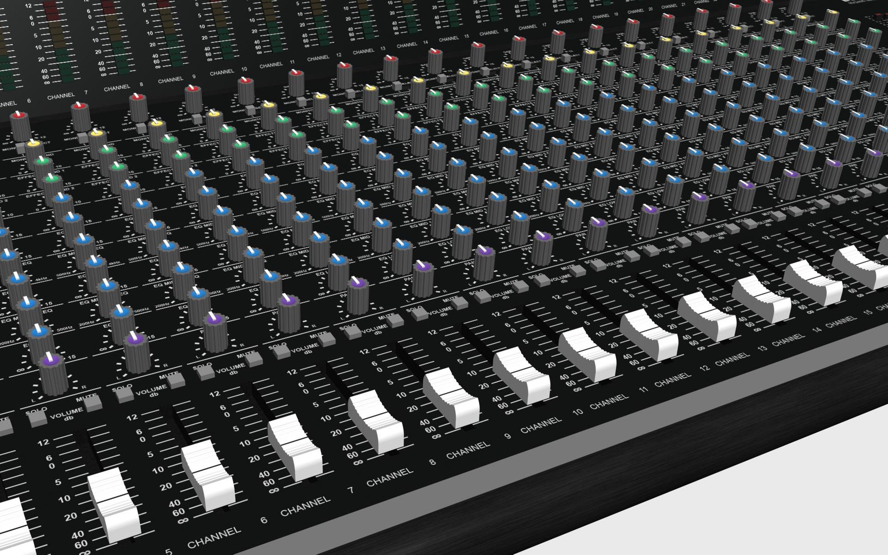 Mixing Board 3d Max