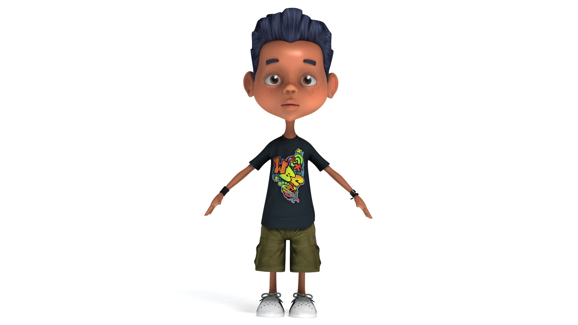 3D Model Cartoons Character Boy - TurboSquid 1807416