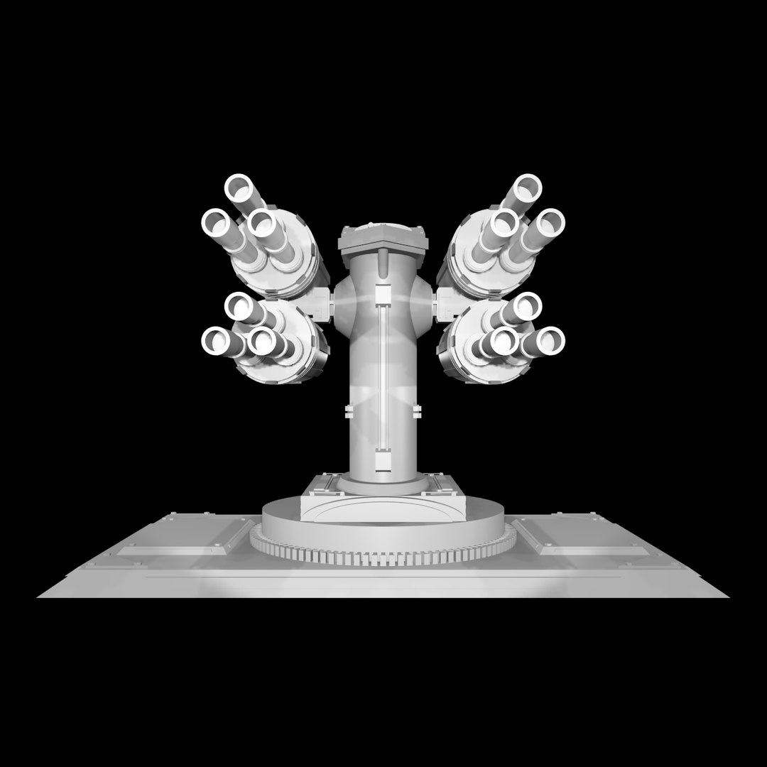 3d Model Turret Laser