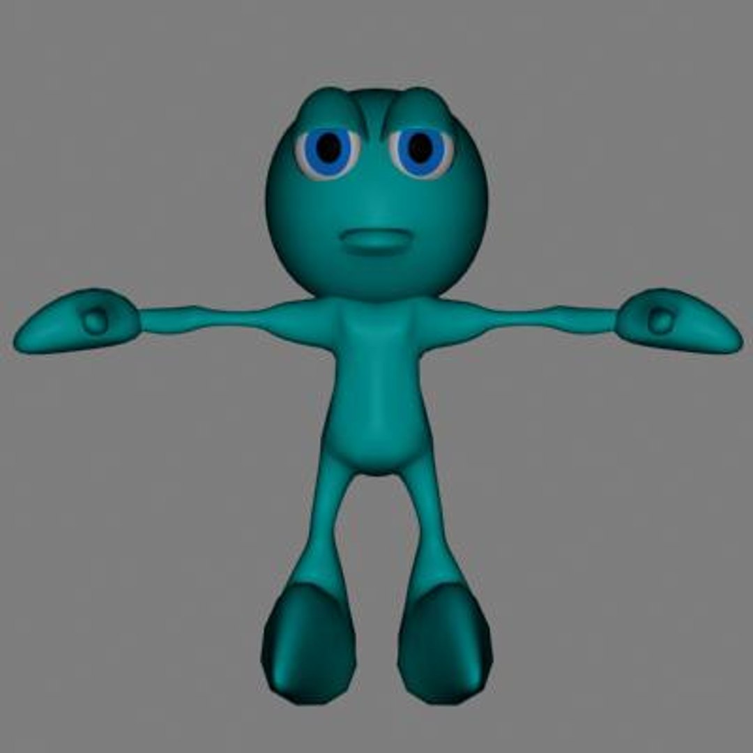 3d model cartoon character