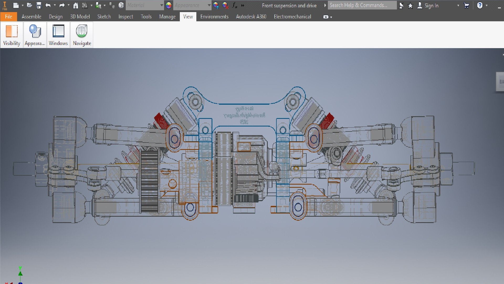 3D offroad front suspension and drive model - TurboSquid 2042264