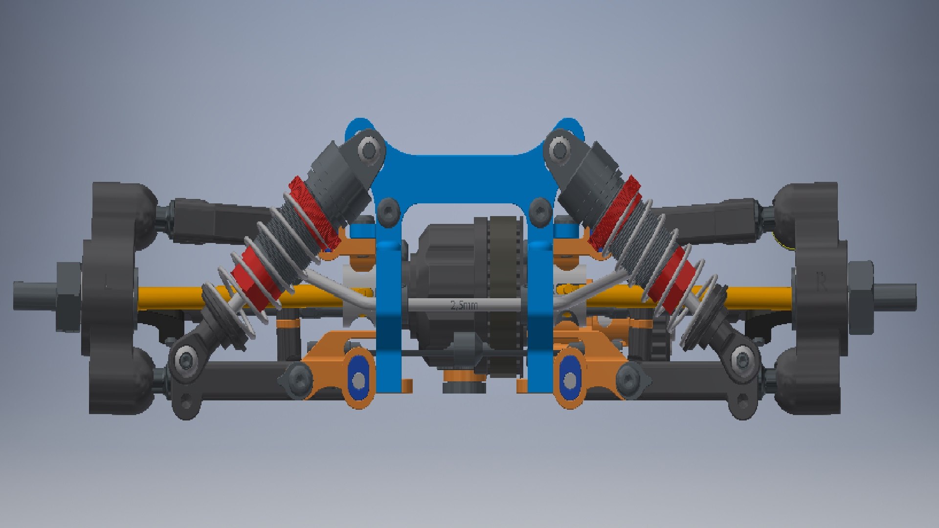 3D offroad front suspension and drive model - TurboSquid 2042264