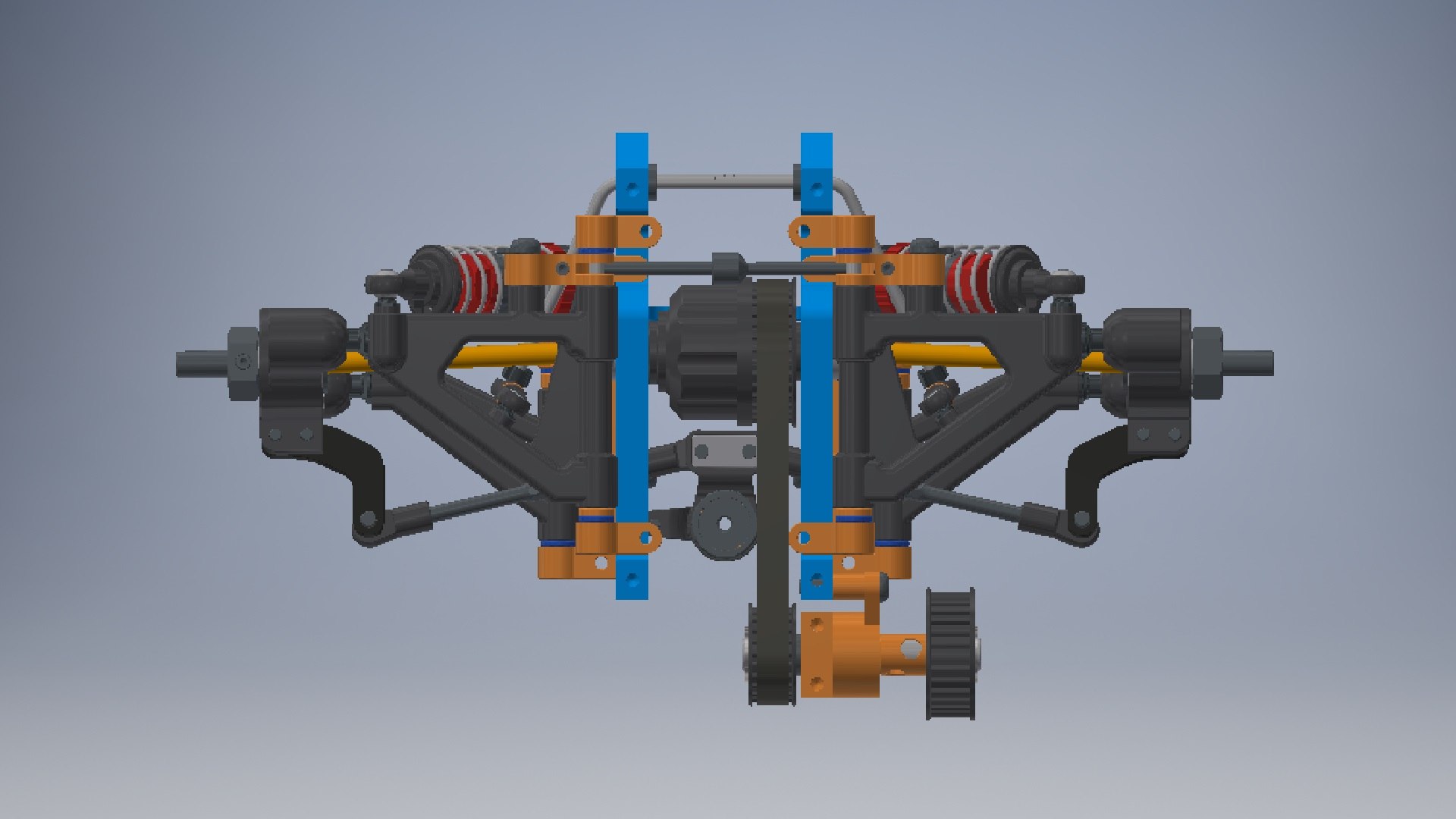 3D offroad front suspension and drive model - TurboSquid 2042264