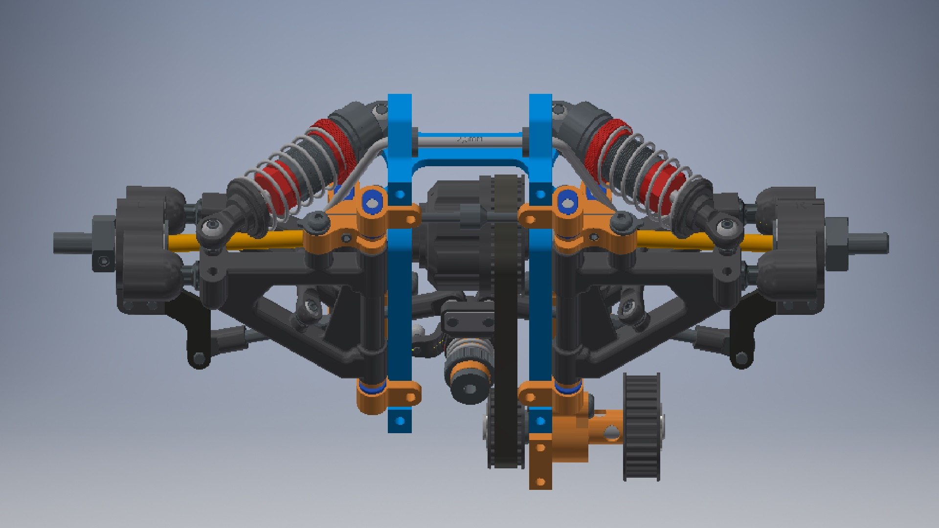 3D offroad front suspension and drive model - TurboSquid 2042264