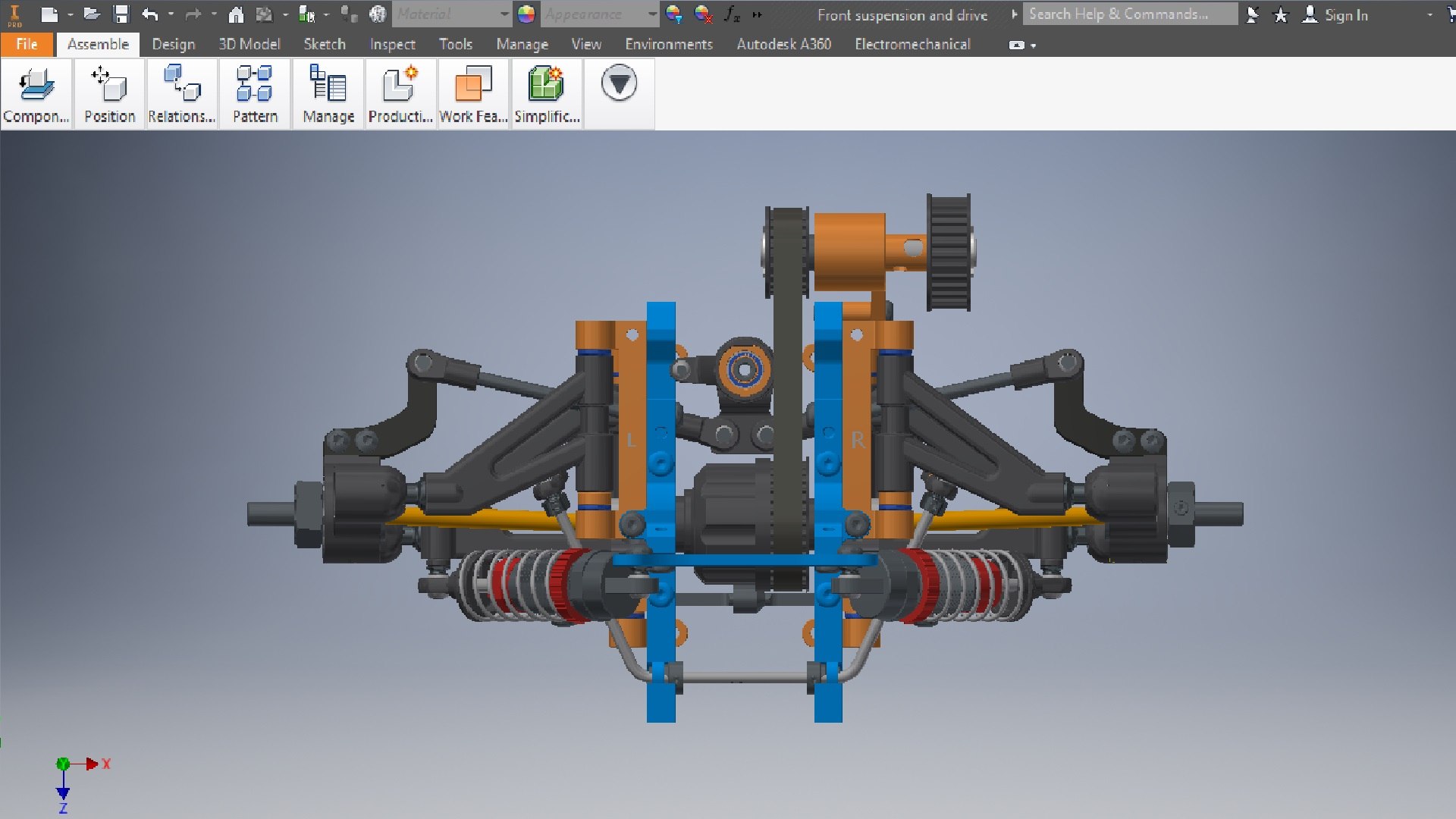 3D offroad front suspension and drive model - TurboSquid 2042264
