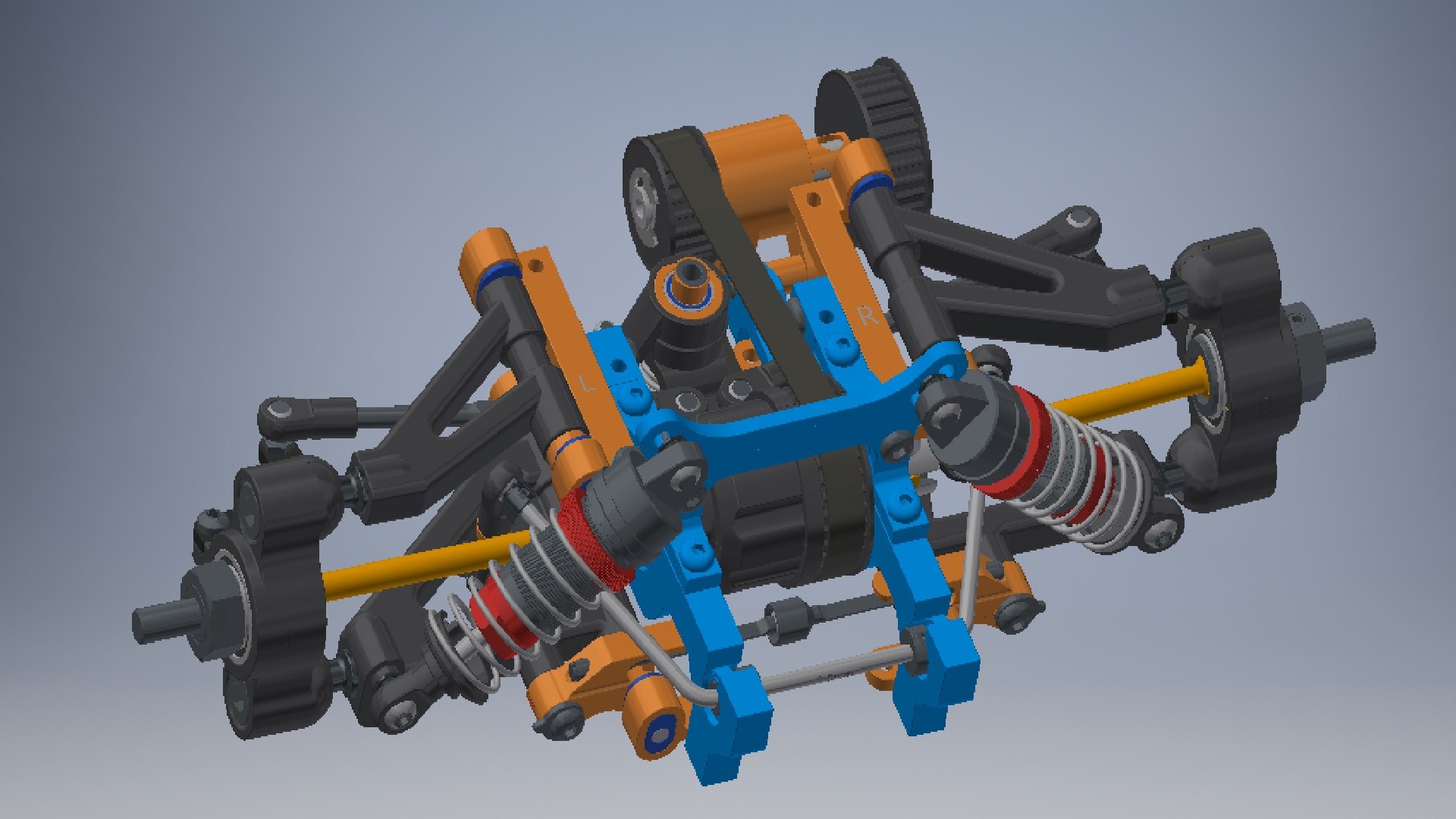 3D offroad front suspension and drive model - TurboSquid 2042264