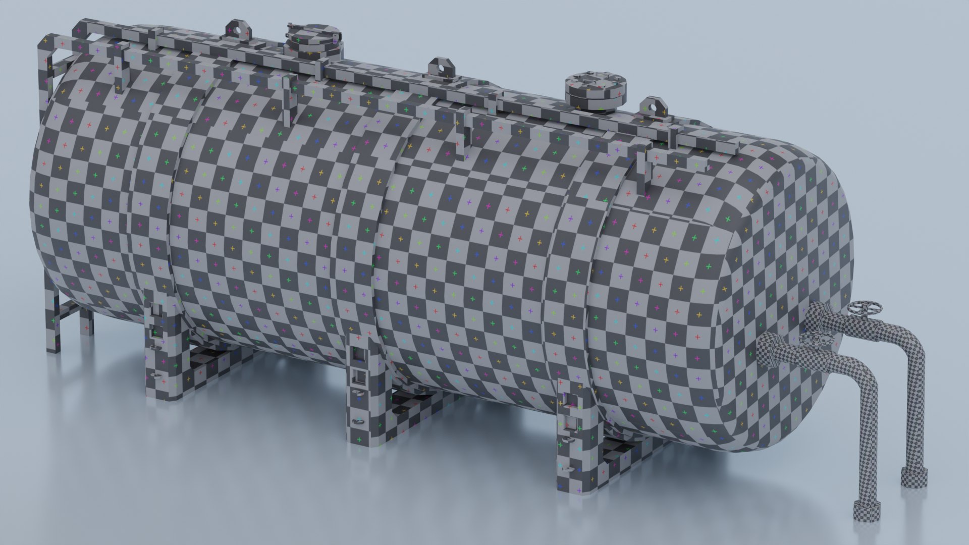 3D Cistern Oil Tank Lowpoly PBR - TurboSquid 1897504