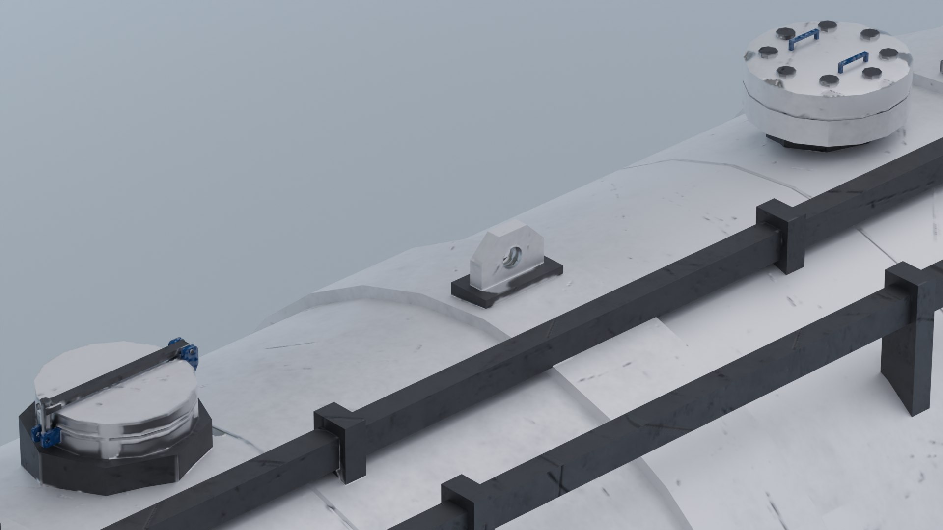 3D Cistern Oil Tank Lowpoly PBR - TurboSquid 1897504