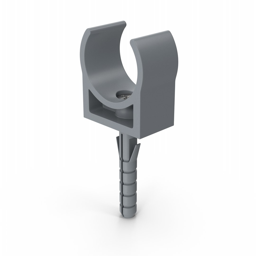 Clamp With Wall Plug 3D model - TurboSquid 1929002