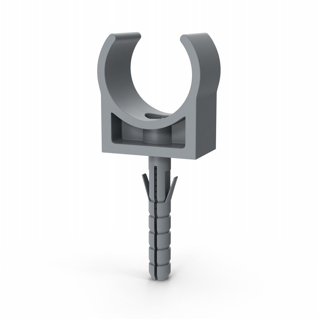 Clamp With Wall Plug 3D model - TurboSquid 1929002