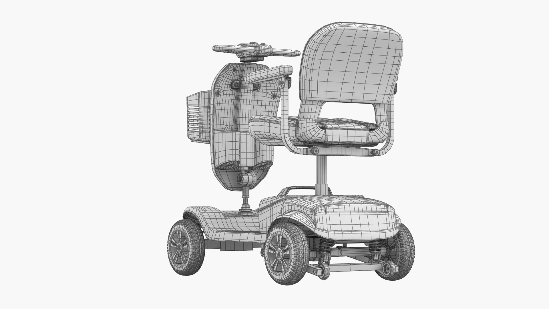 Mobility Scooter 3D Model - TurboSquid 2280010