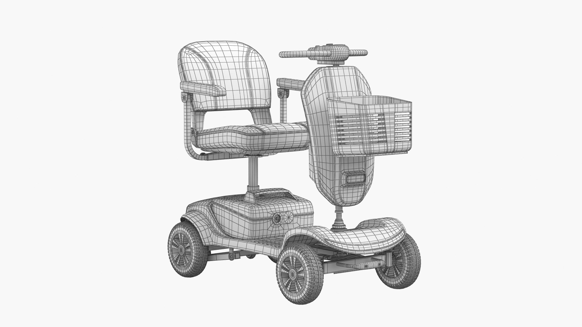 Mobility Scooter 3D Model - TurboSquid 2280010