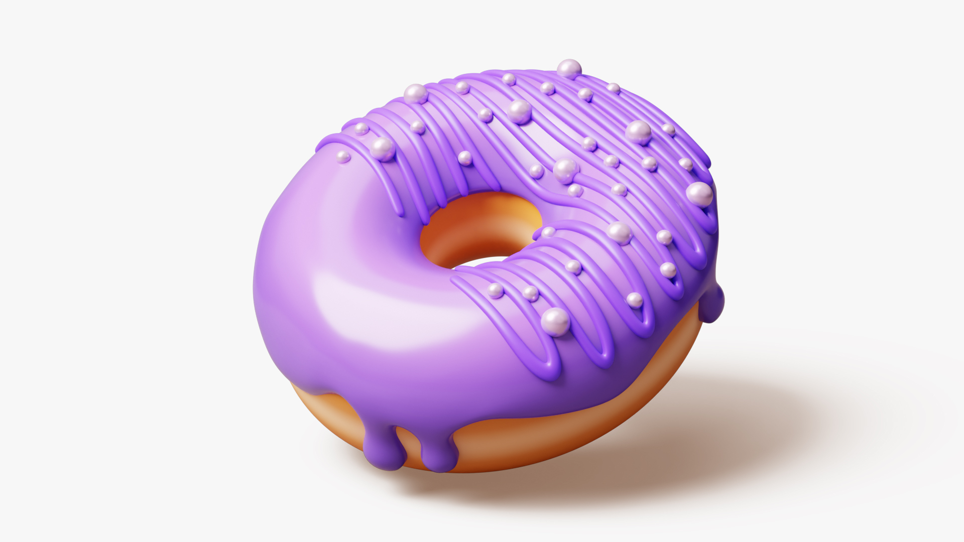 Set Of Stylized Colorful Donuts 3D - TurboSquid 2352281