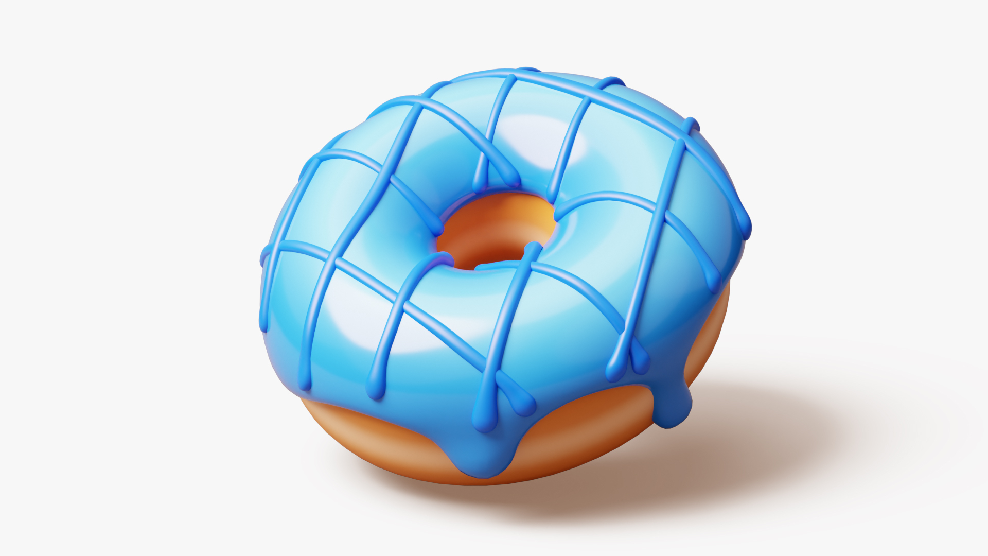 Set Of Stylized Colorful Donuts 3D - TurboSquid 2352281