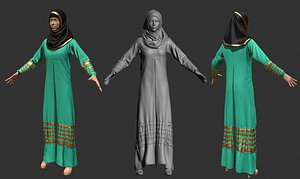 3D Arab Women model - TurboSquid 2139293