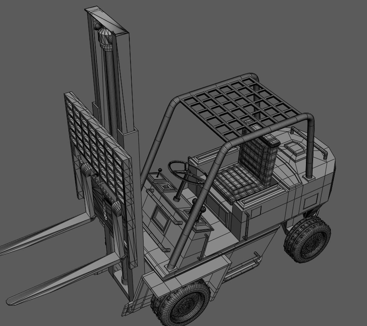 3D Fork Lift Truck - TurboSquid 1189796