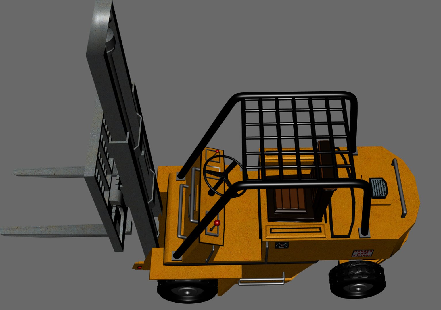 3D Fork Lift Truck - TurboSquid 1189796