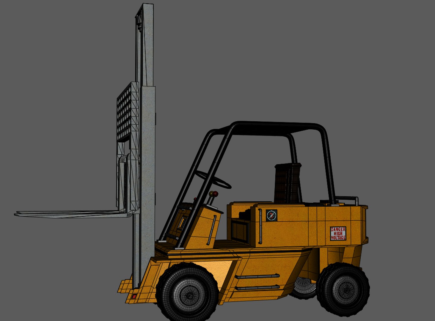 3D Fork Lift Truck - TurboSquid 1189796
