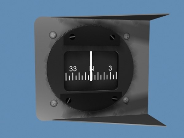 Aircraft Compass 3D Models for Download | TurboSquid