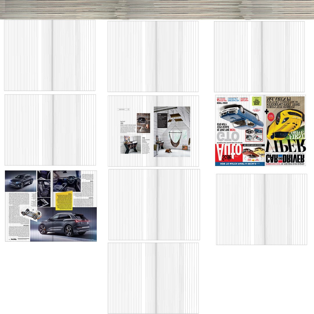 Realistic magazines open set 3D model - TurboSquid 1366891