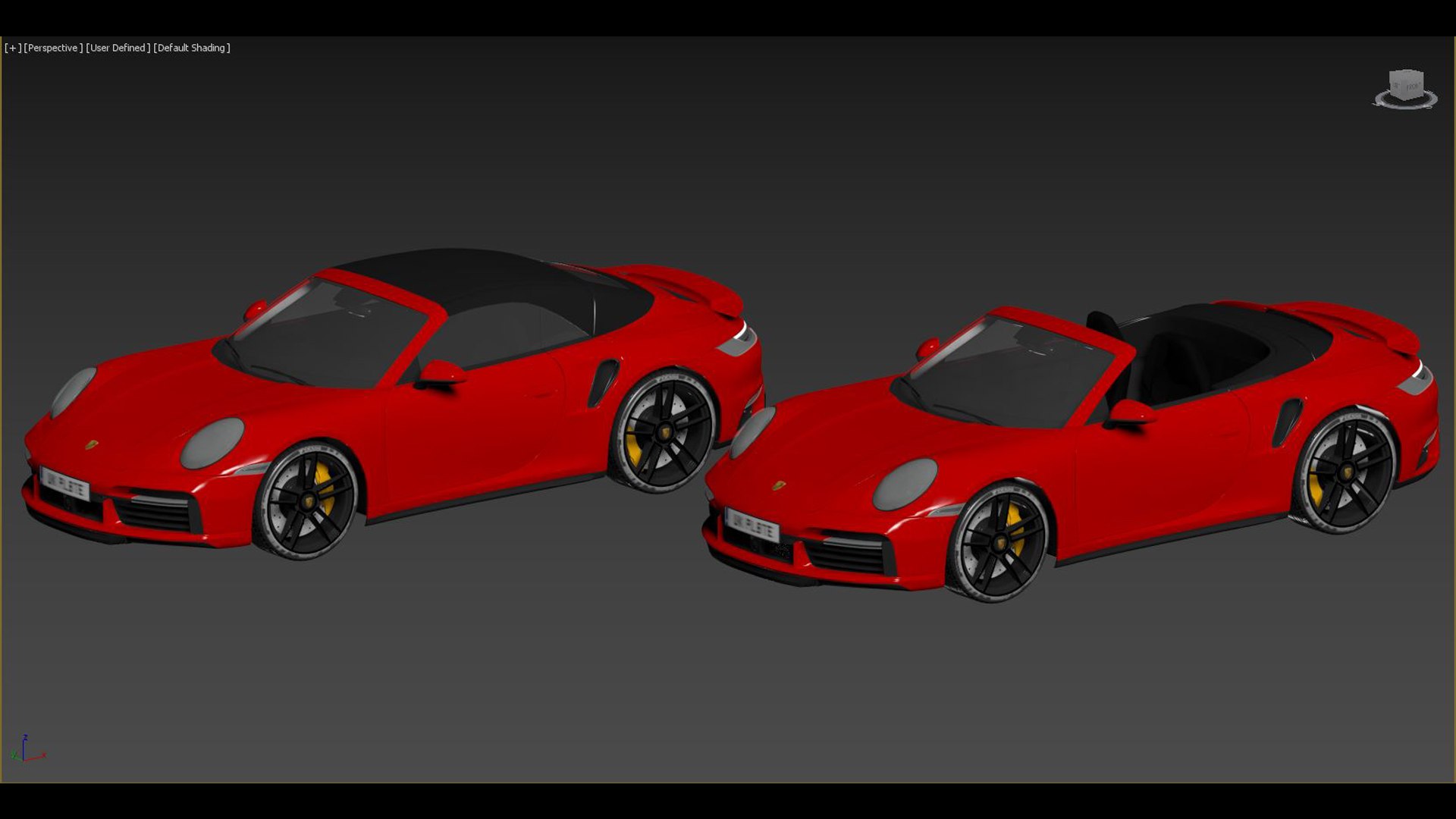 Porsche 911 Turbo S Cabriolet 3D - TurboSquid 2108947