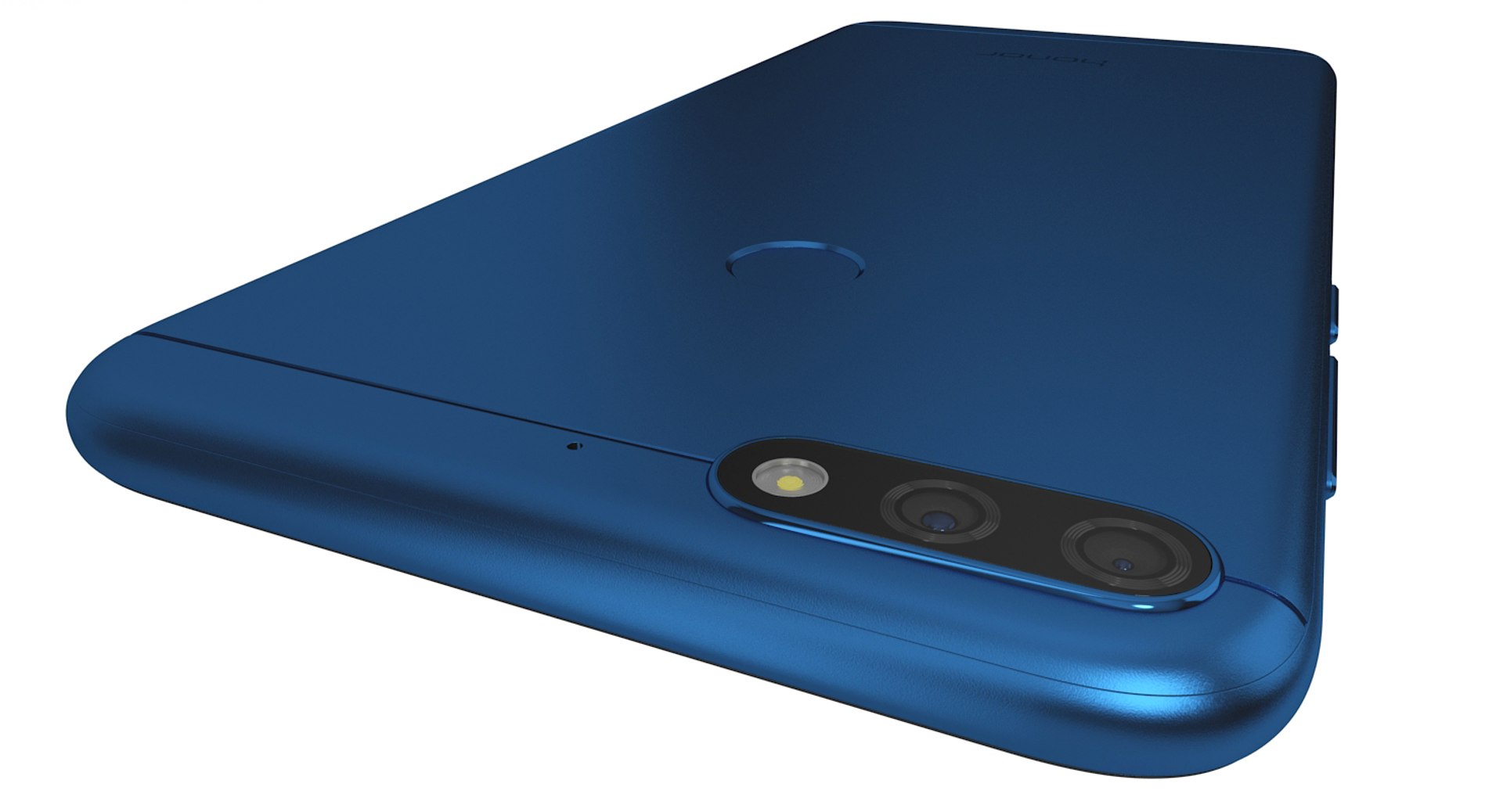 Realistic Honor 7c Blue 3D Model - TurboSquid 1280457