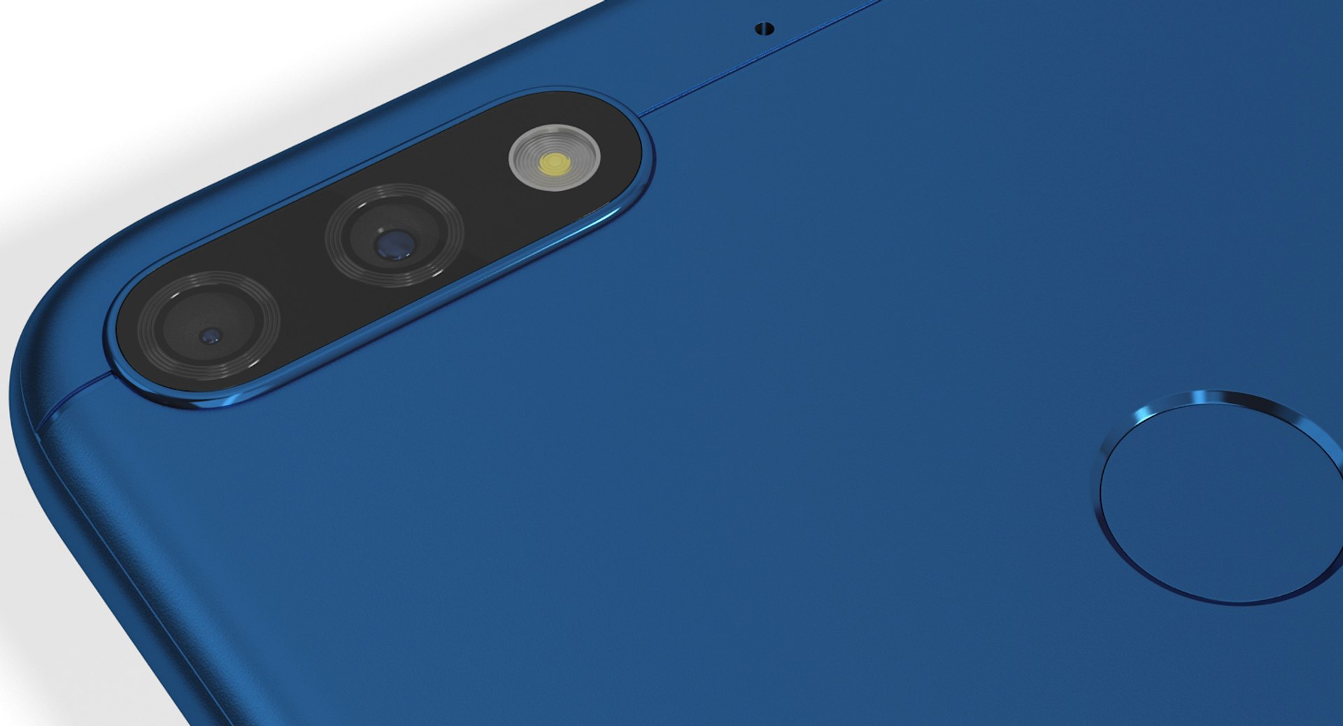 Realistic Honor 7c Blue 3D Model - TurboSquid 1280457