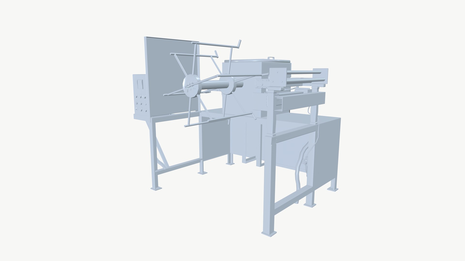 Wrap Reel Machine 3D - TurboSquid 2275433