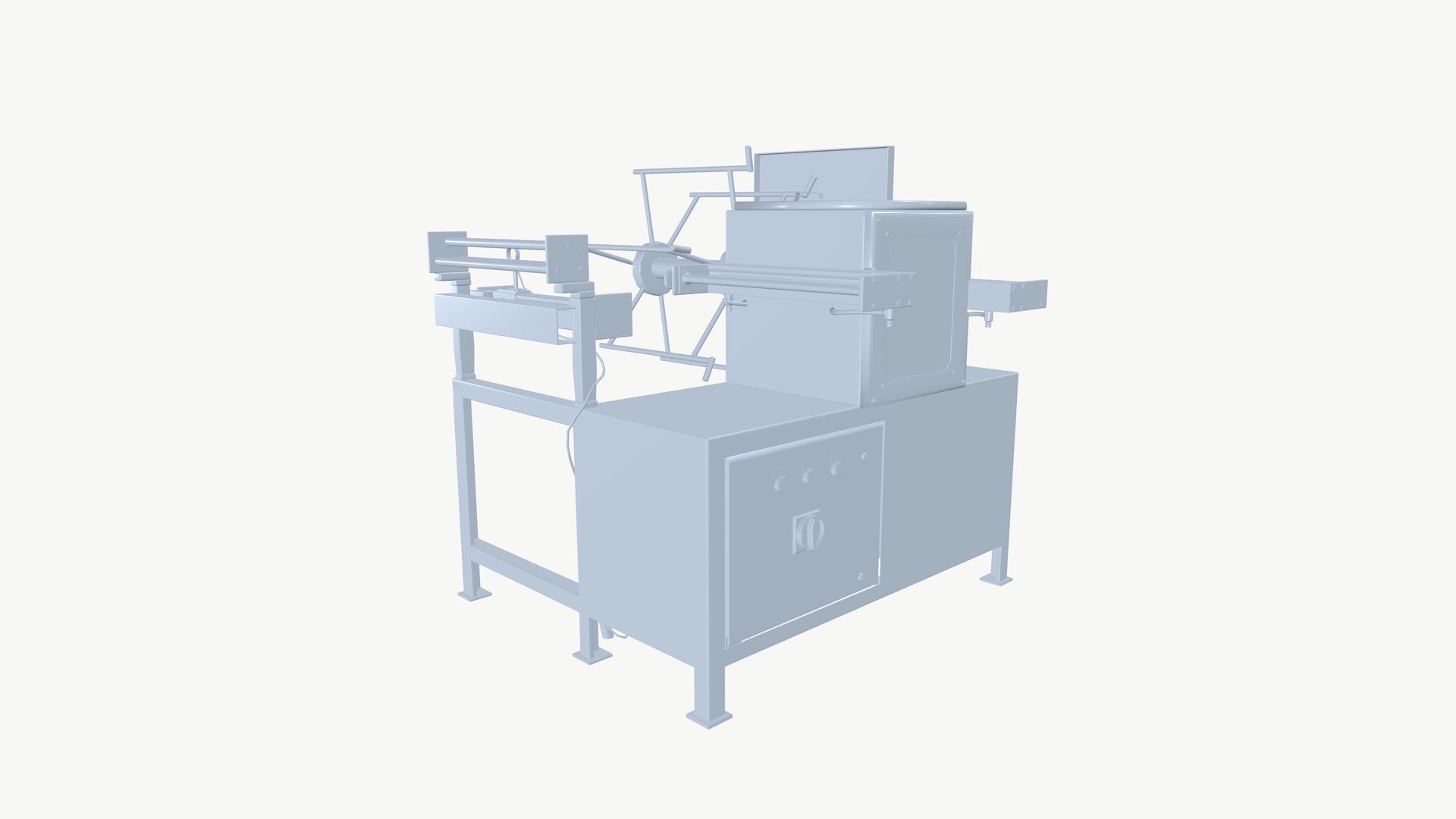 Wrap Reel Machine 3D - TurboSquid 2275433