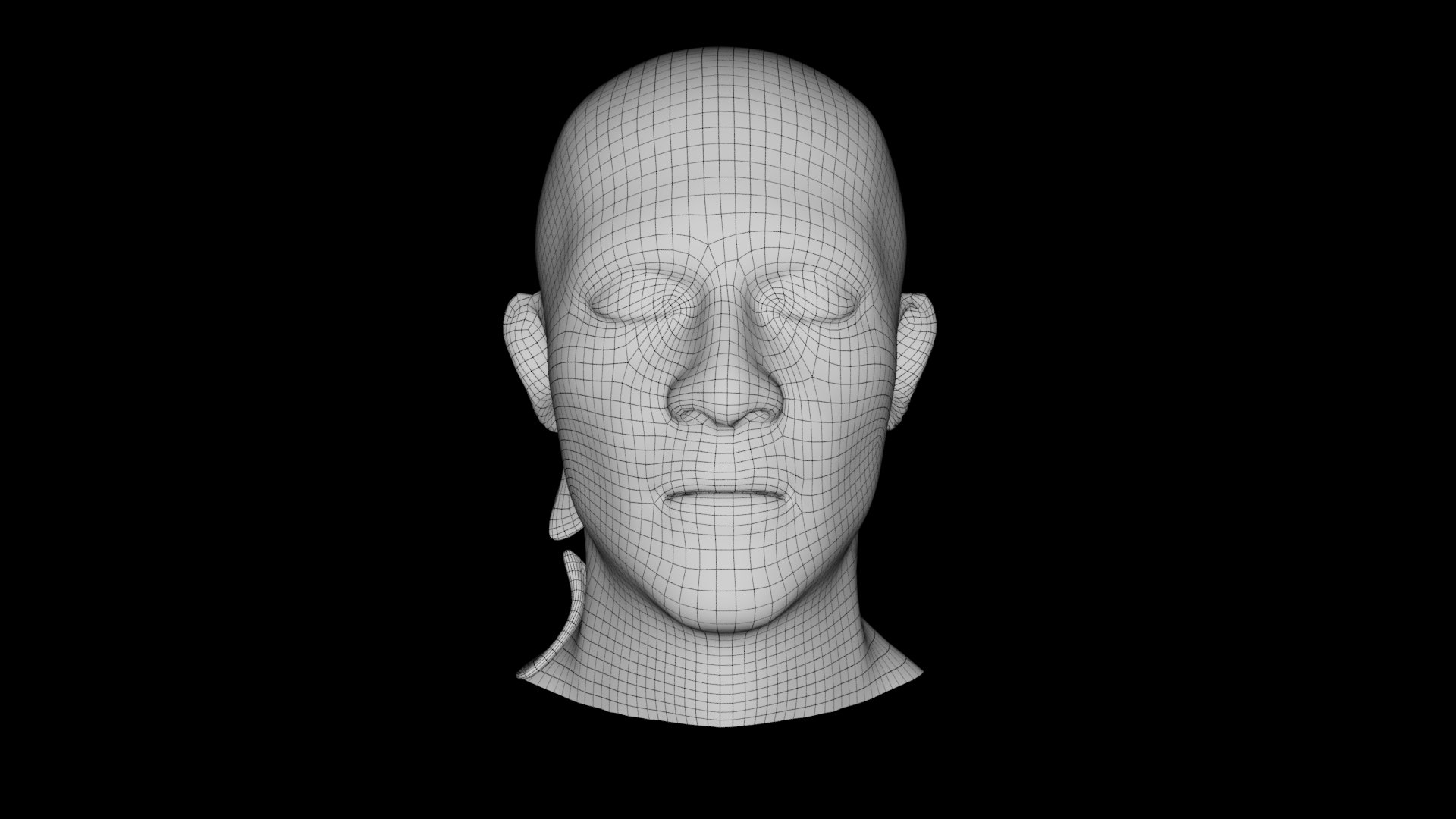 Human Anatomy-Muscular System-Nape Posterior Superficial View 3D Model ...