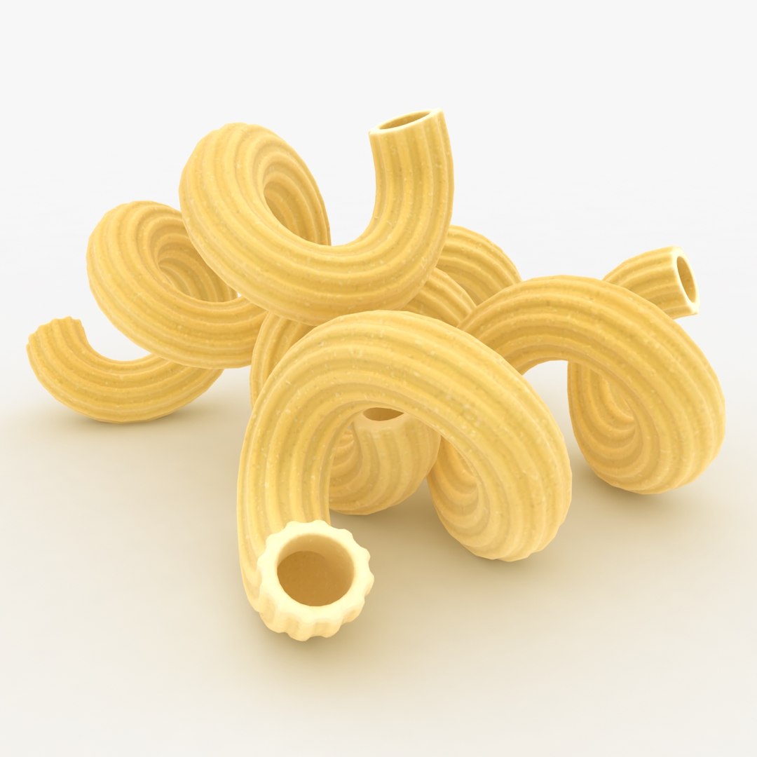 3D Realistic Spiral Pasta 2 - TurboSquid 1208470