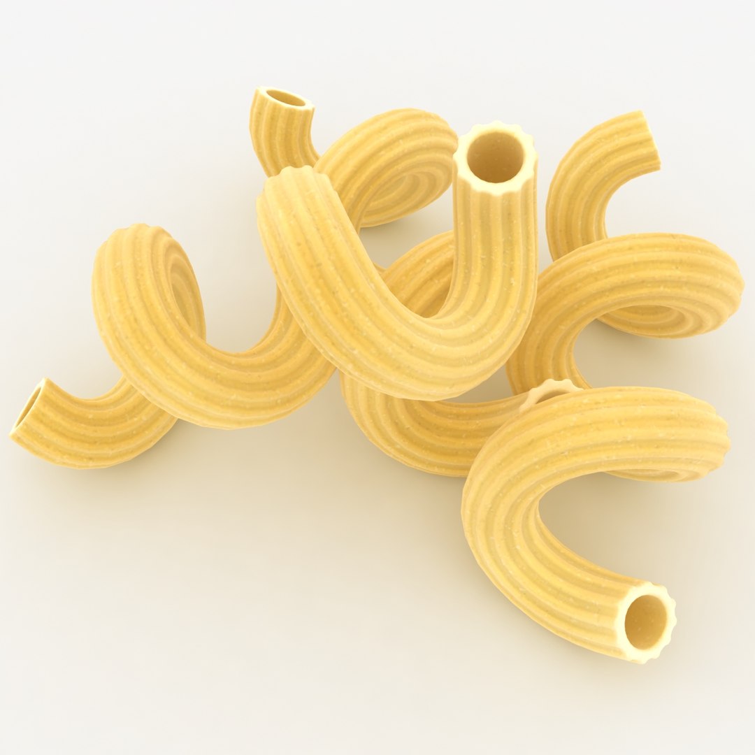 3D Realistic Spiral Pasta 2 - TurboSquid 1208470