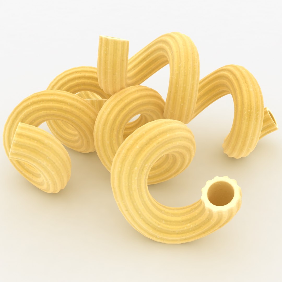 3D Realistic Spiral Pasta 2 - TurboSquid 1208470