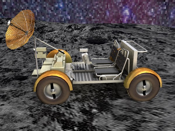 3d model moon rover