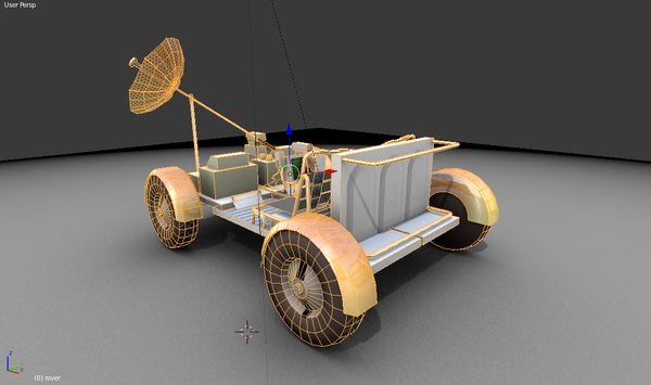 3d model moon rover