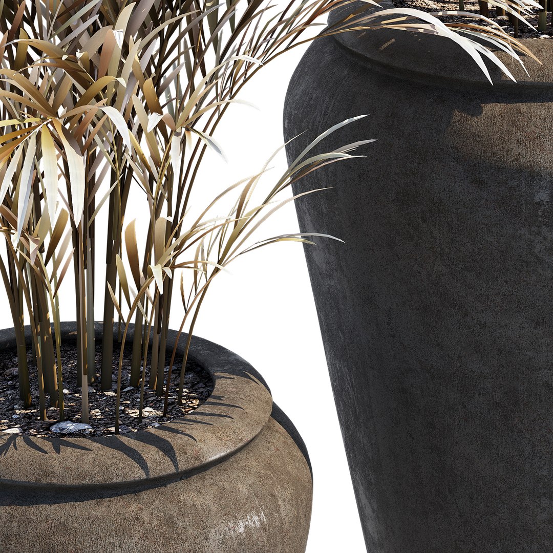 3D Rustic ficonstone planters model - TurboSquid 2029653