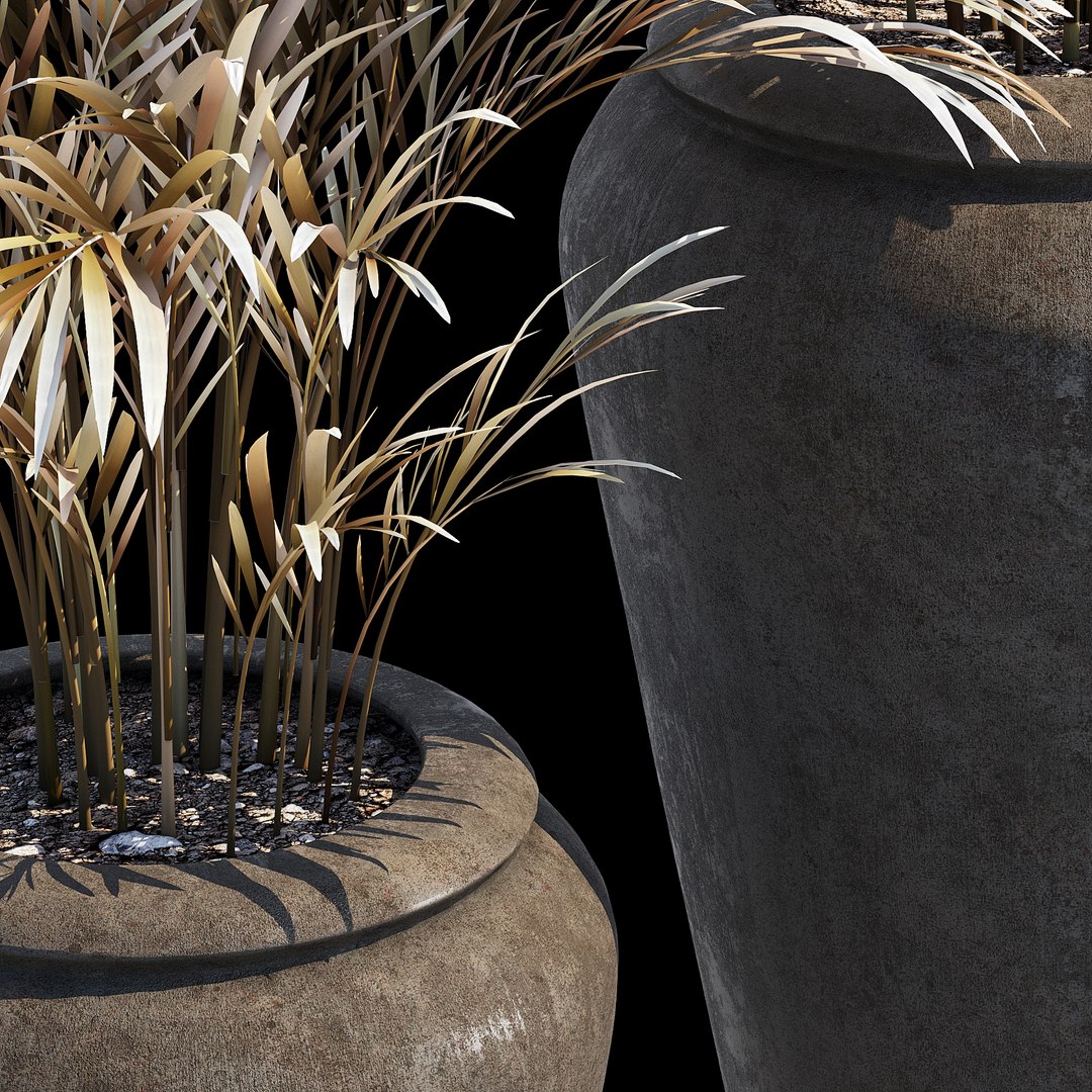 3D Rustic ficonstone planters model - TurboSquid 2029653