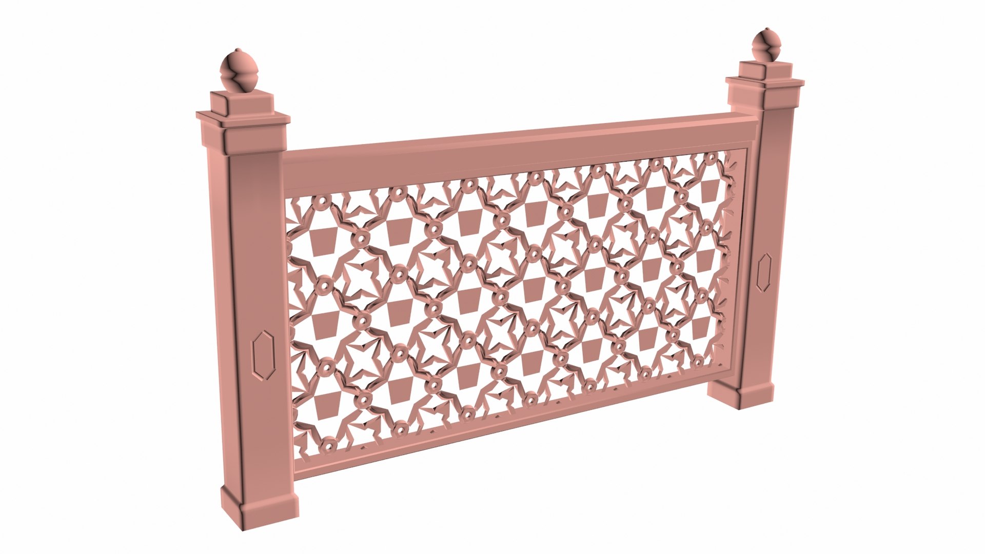 Railing 3D Model - TurboSquid 1737375