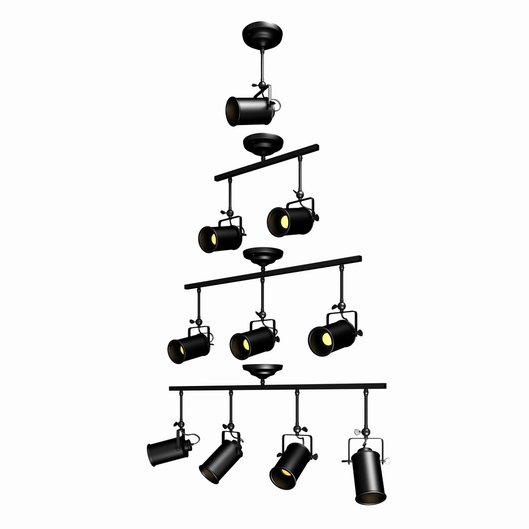 3D Studio Light Ceiling Frame Model - TurboSquid 1282954