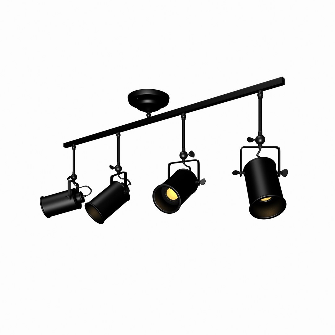 3D studio light ceiling frame model - TurboSquid 1282954