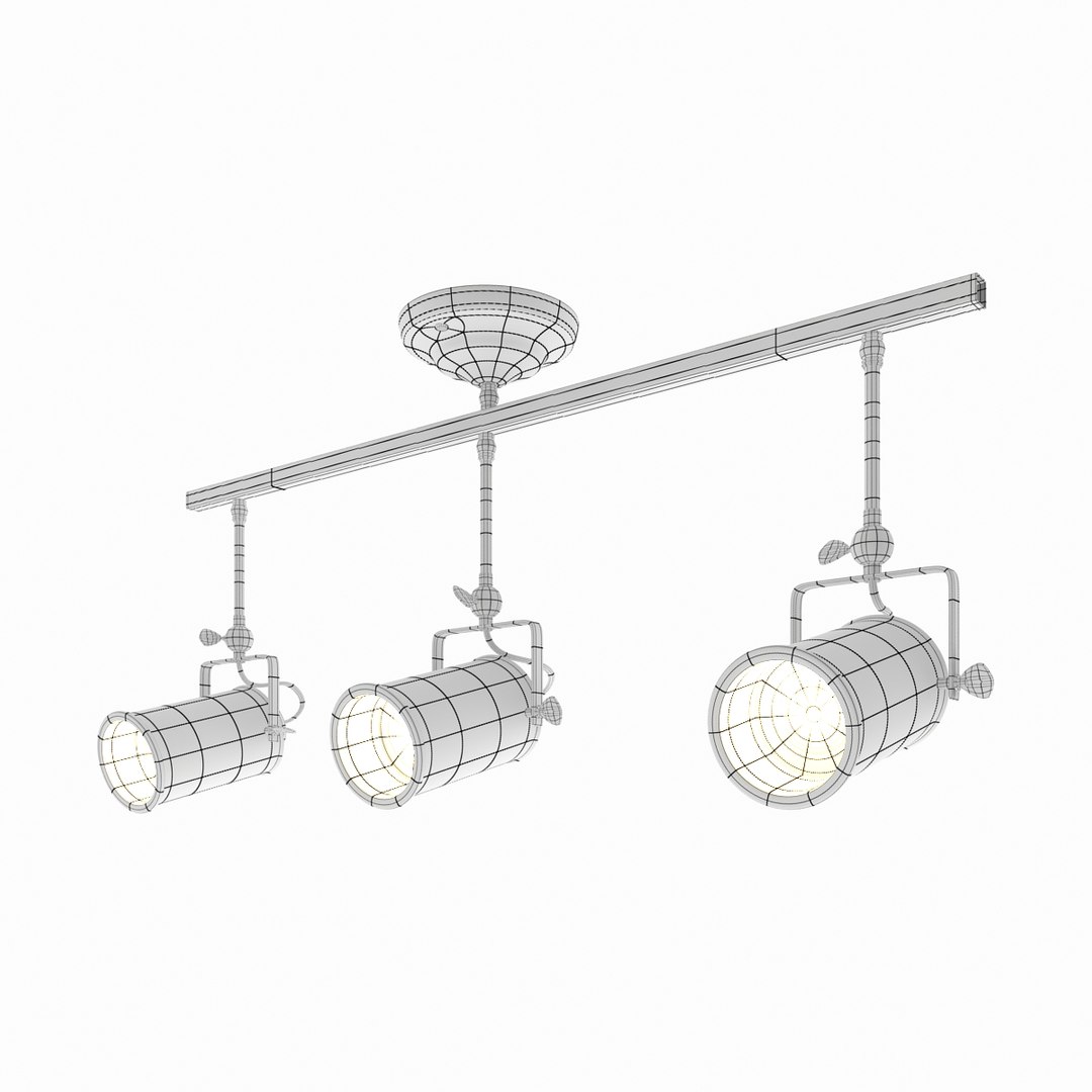3D Studio Light Ceiling Frame Model - TurboSquid 1282954