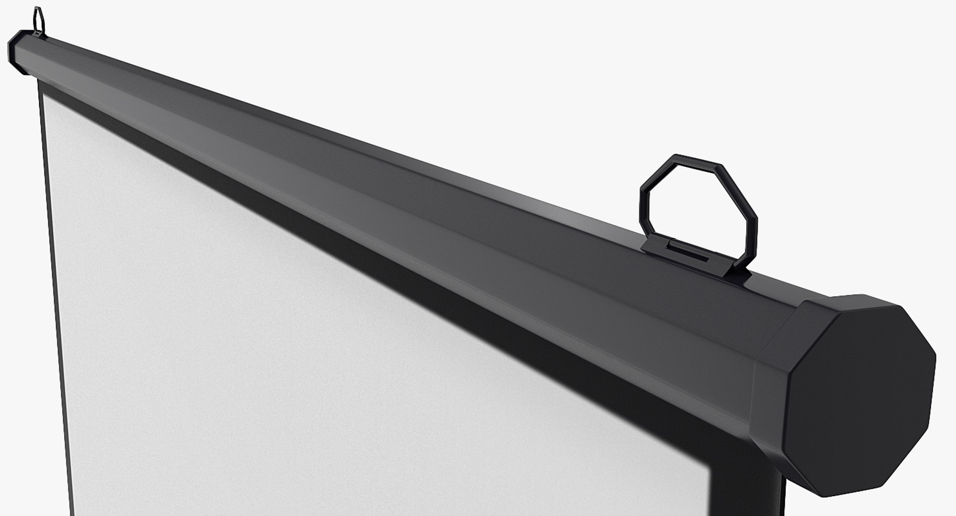 Pull projection screen wall 3D model - TurboSquid 1261719