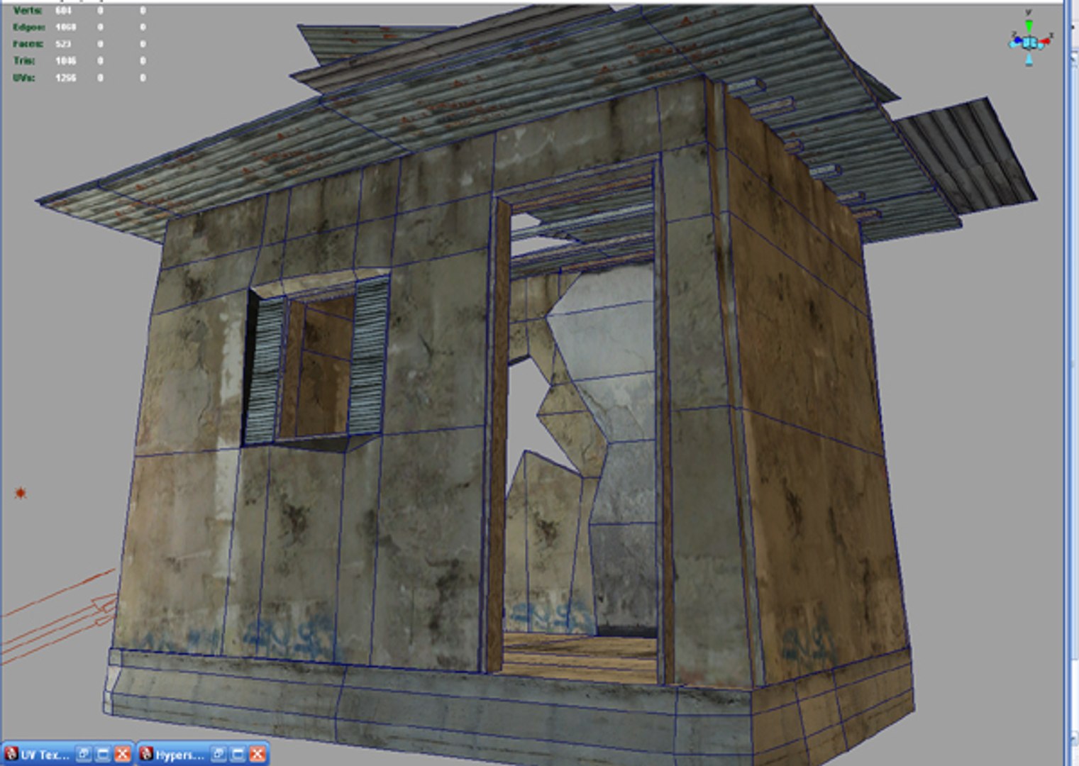 3d Slum House Building Model