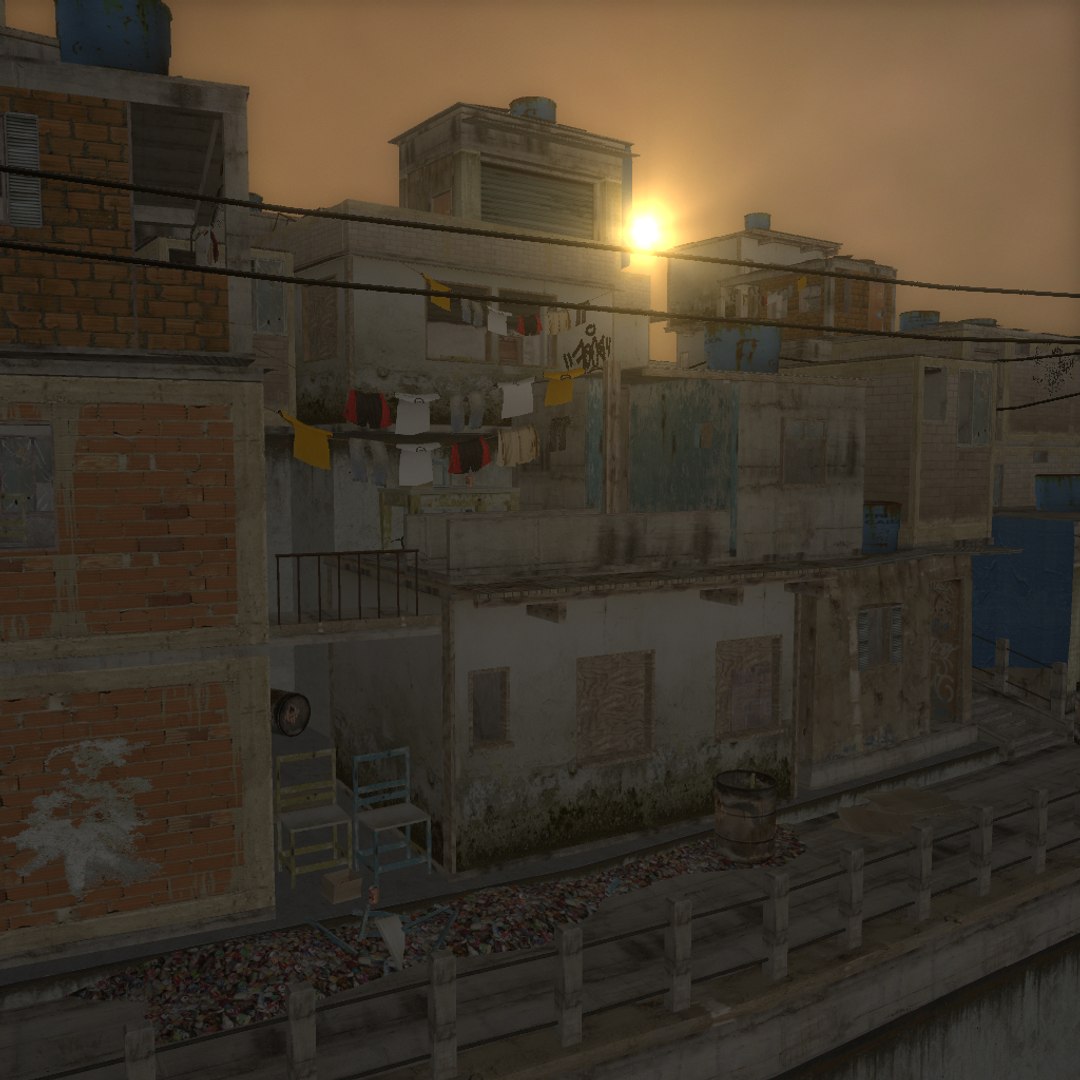 3d Slum House Building Model