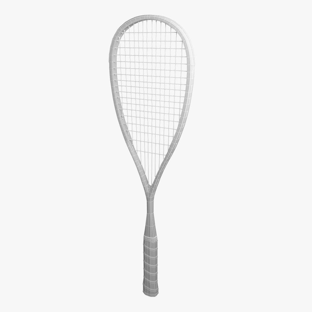 Oliver Squash Racket 3d Obj