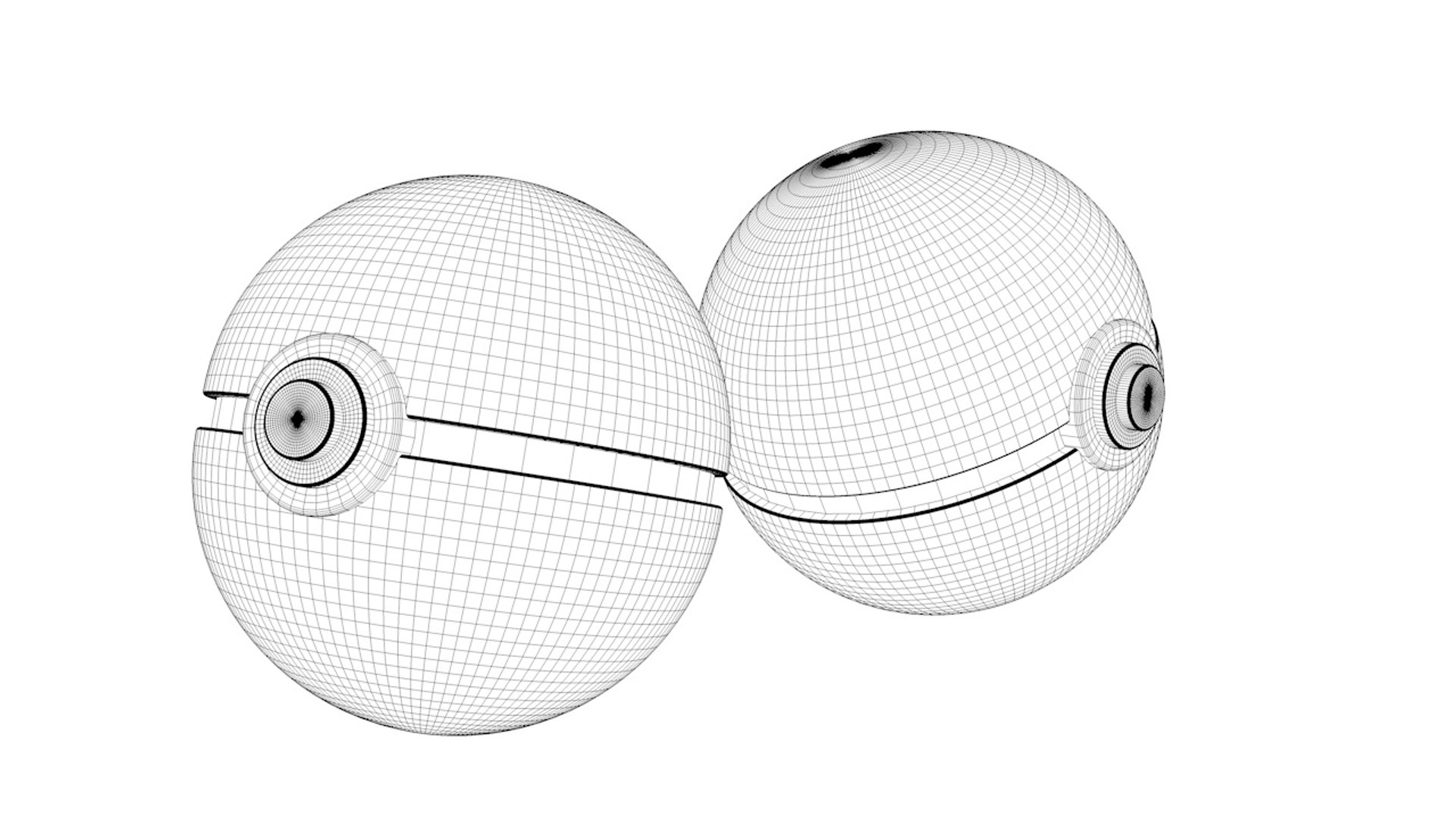 3D Pokemon Balls - TurboSquid 1527898